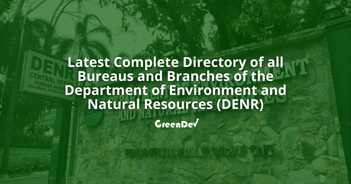 Latest DENR Directory 2026